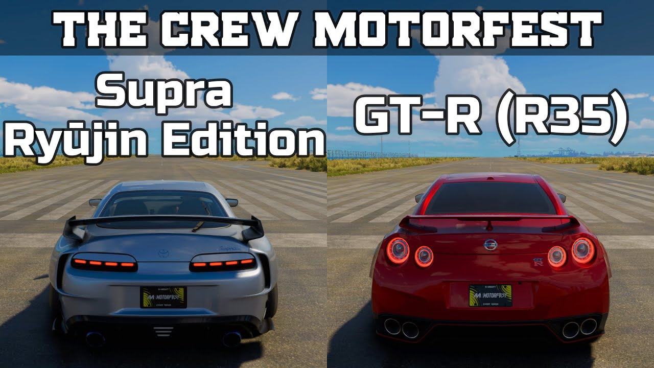 The Crew Motorfest - Toyota Supra Ryūjin Edition vs Nissan GT-R (R35 ...