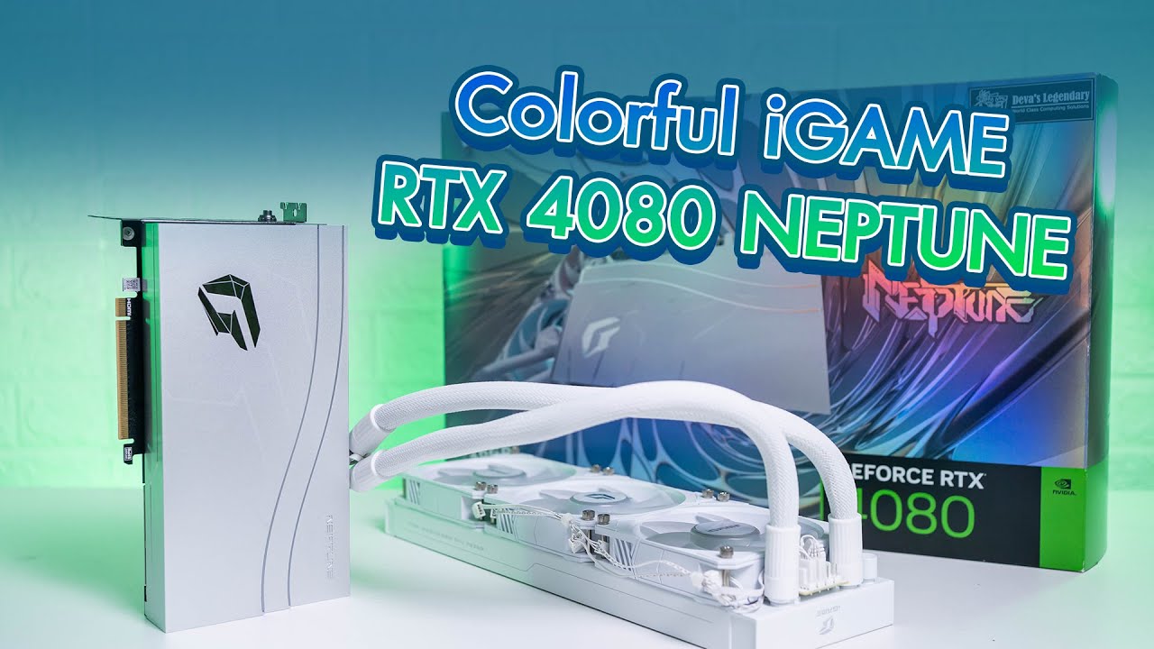 การ์ดจอสวยหรู มาพร้อมกับชุดระบายความร้อนด้วยน้ำปิด 3 ตอน Colorful iGAME ...