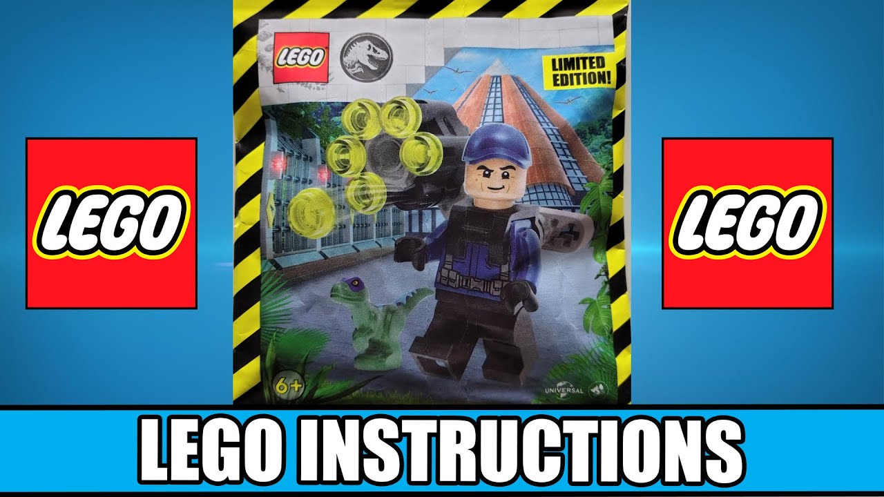 LEGO Instructions - Jurassic World - 122501 - Ranger and Raptor ...