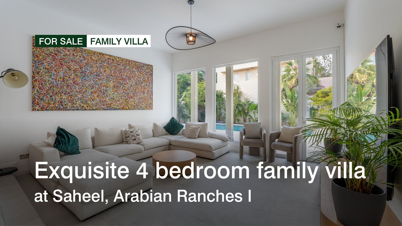Exquisite 4 bedroom family villa at Saheel, Arabian Ranches I | haus ...