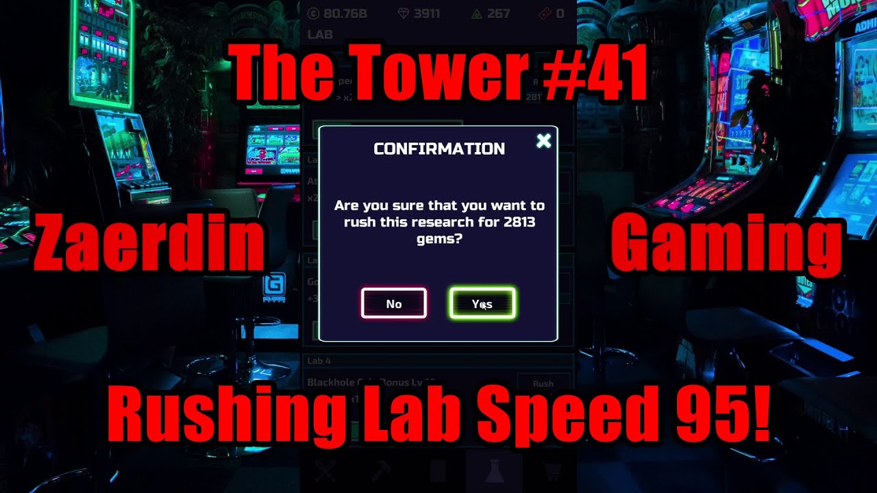 The Tower #41 - Rushing Lab Speed 95! - YouTube