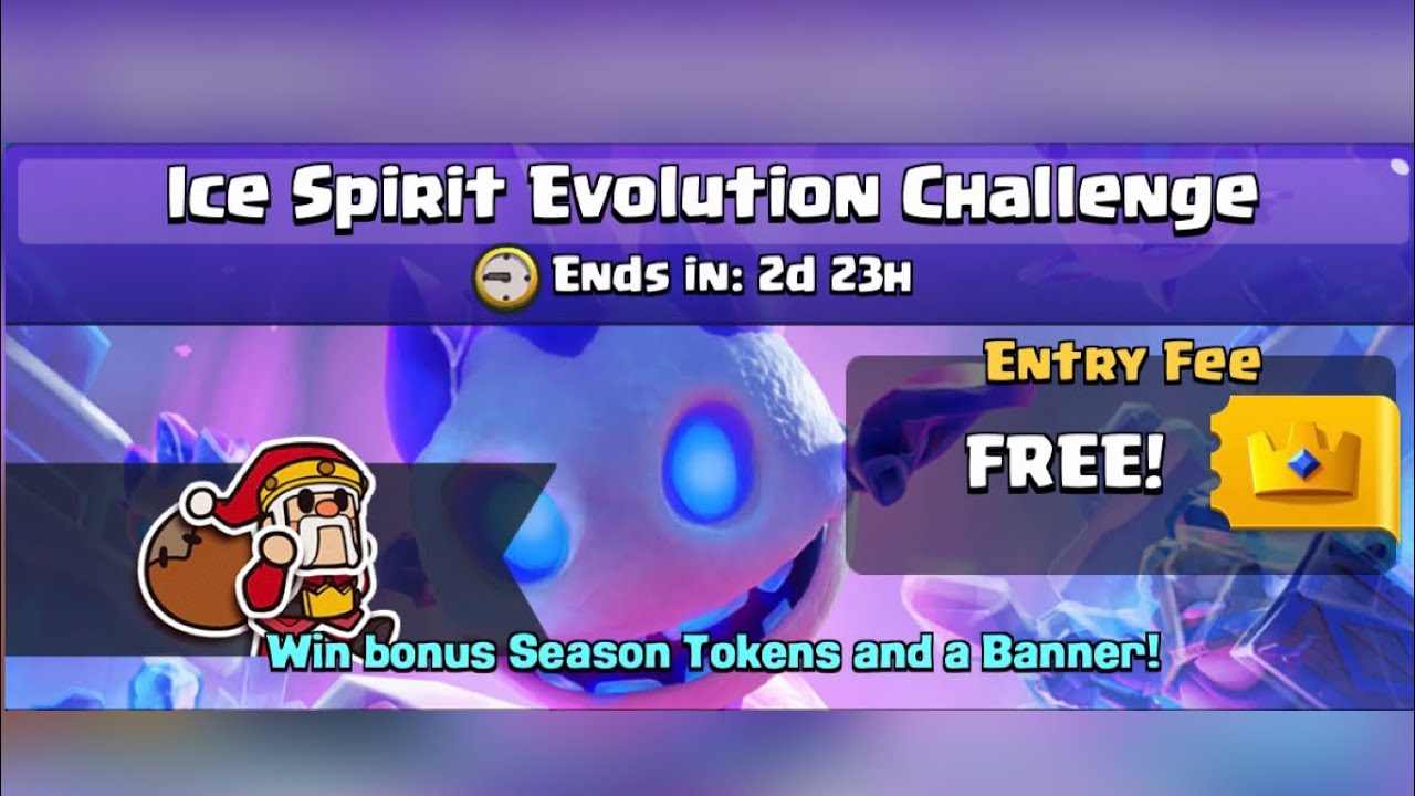 Ice Spirit Evolution Challenge —Clash Royale - YouTube