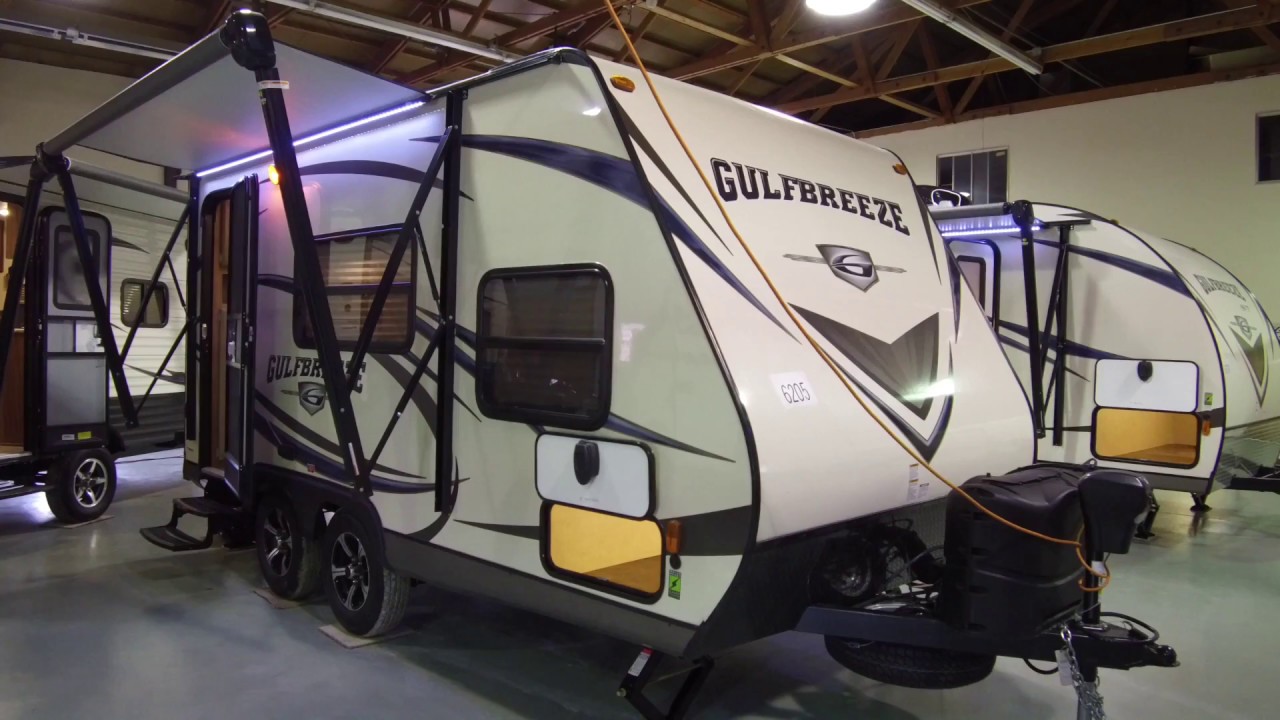 2017 Gulf Stream Gulf Breeze 718FB Light Weight Travel Trailer Video ...