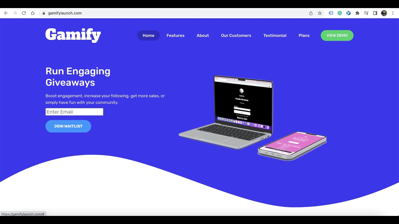 Gamify Demo - The App That Helps You Run Engaging Giveaways - YouTube