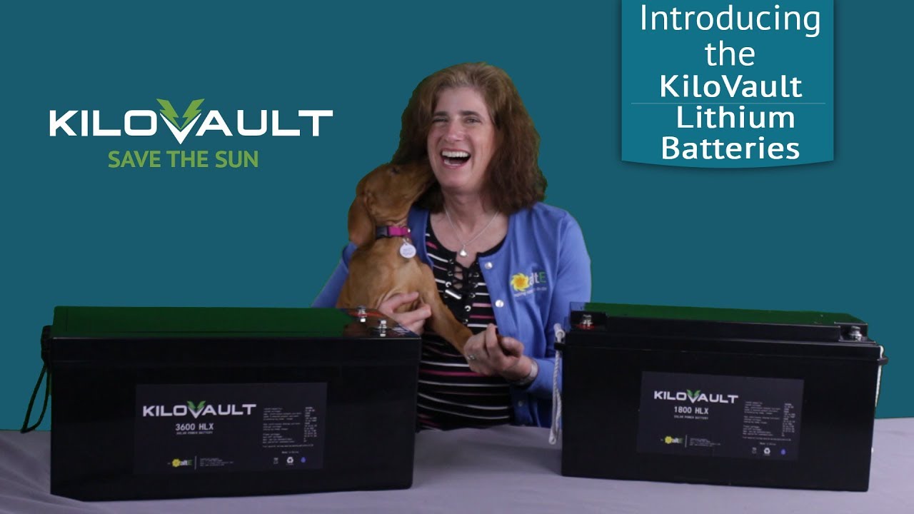 KiloVault Solar Lithium Batteries - YouTube
