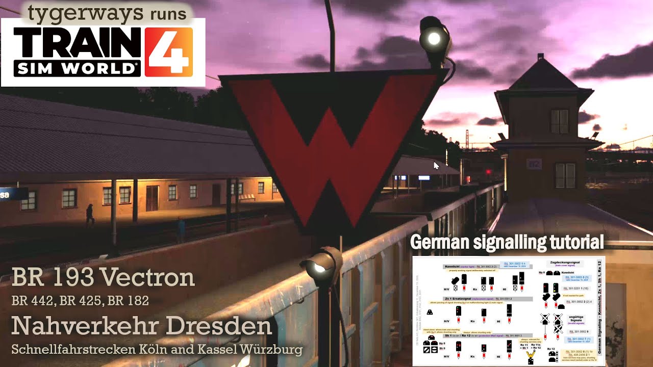 German Signalling: Zusatzlicht, Kennlicht, Ersatzsignal Zs 1, Signal Sh ...