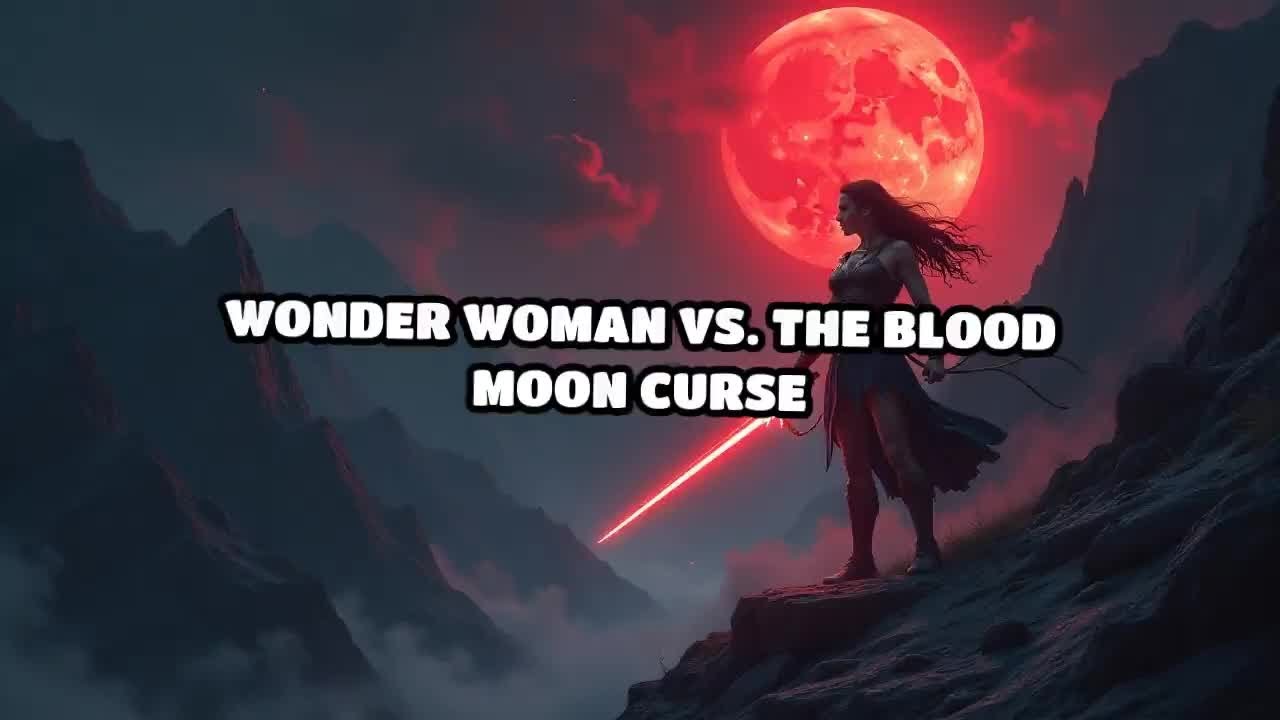 Wonder Woman vs. The Blood Moon Curse - YouTube