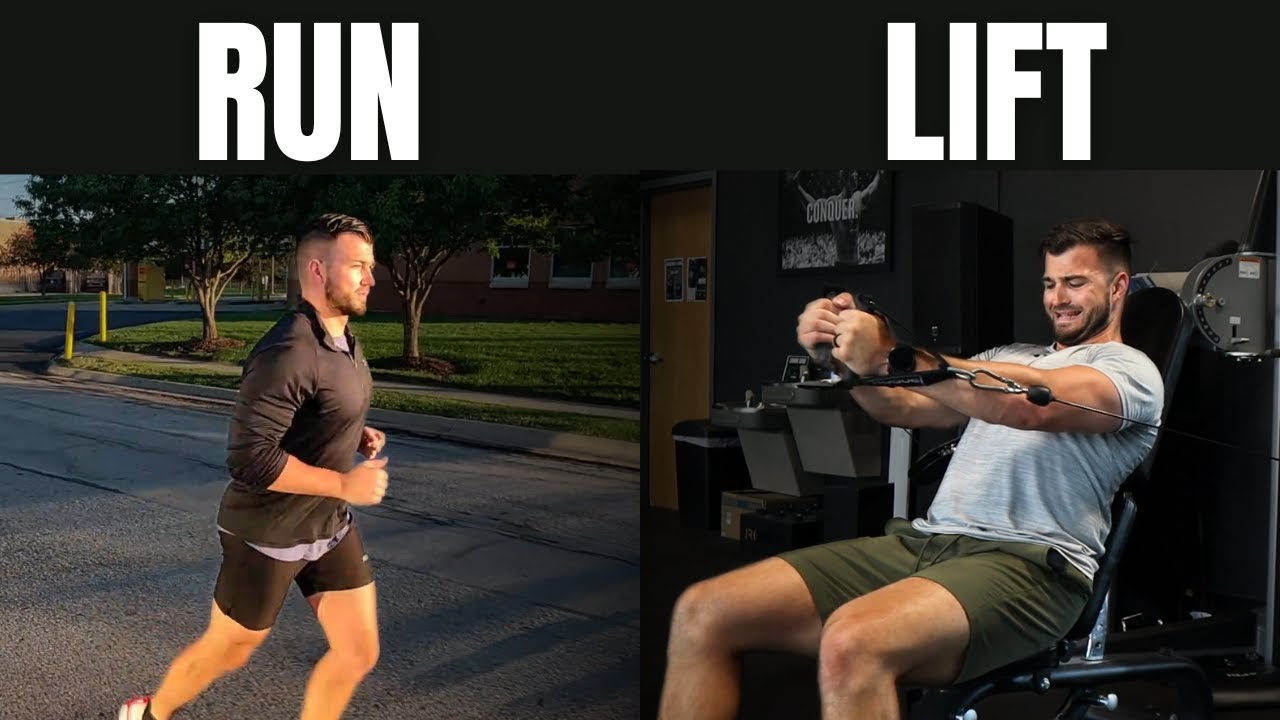 Hybrid Training Workout: Chest Workout + 5 Mile Run - YouTube