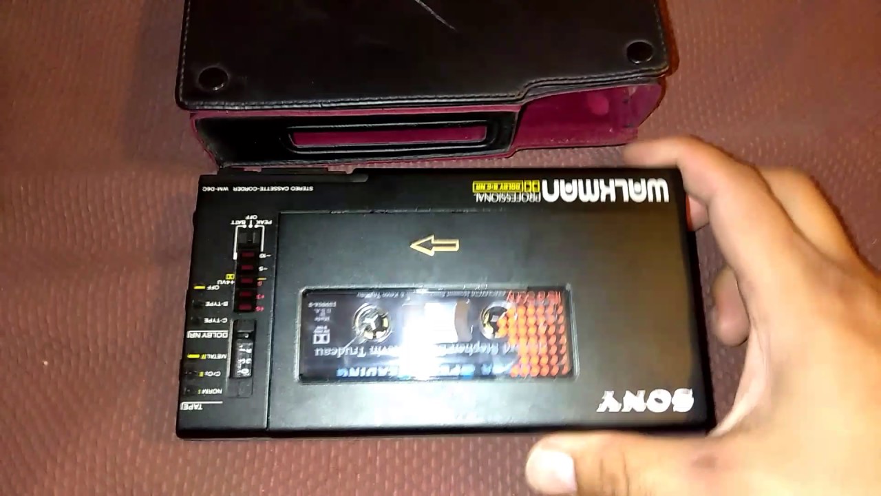 sony professional walkman coder wm-dc6 - YouTube
