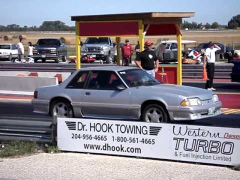 1988 Mustang at Gimli Raceway - YouTube