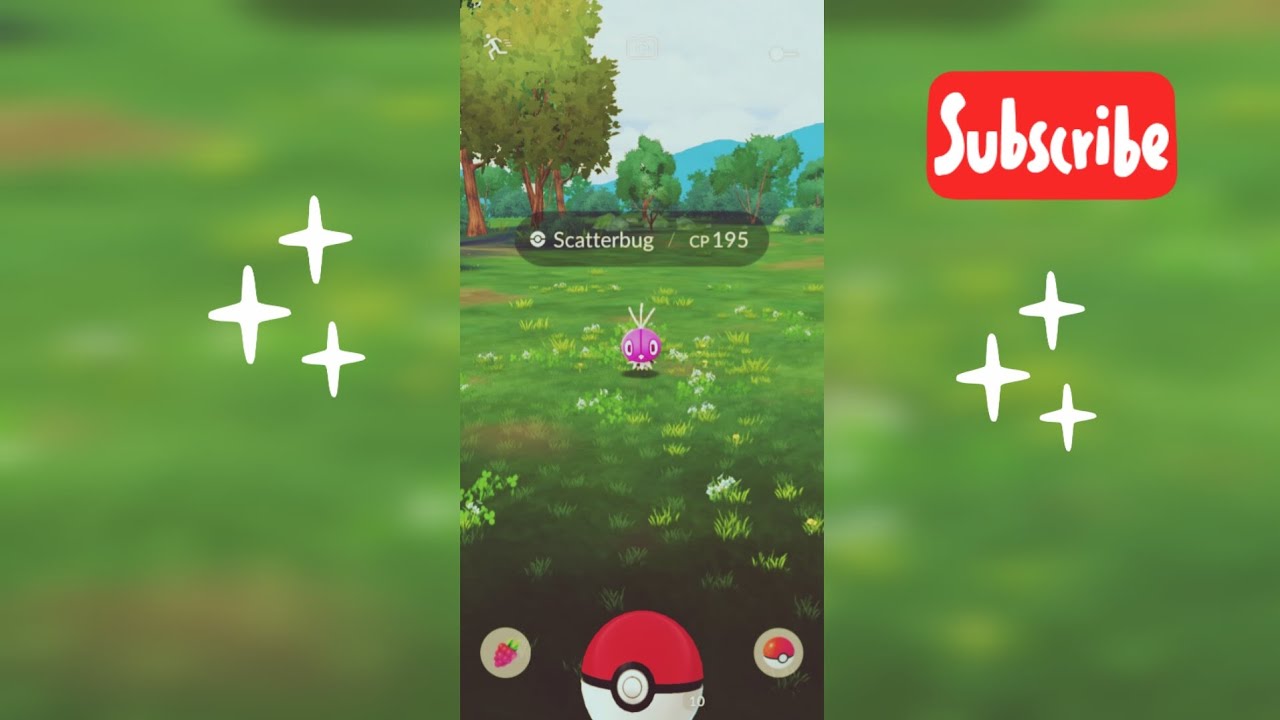 Different Variant of Scatterbug Catches in Pokemon Go #pokemongo # ...