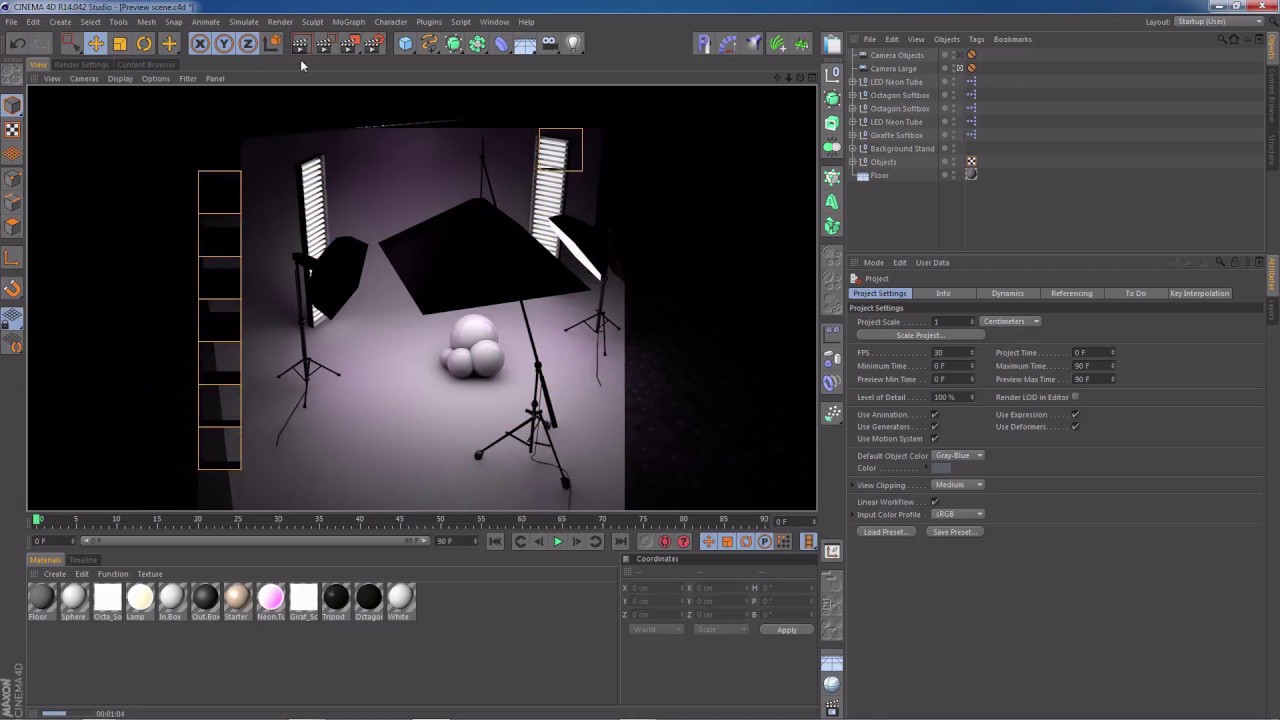 Render Cinema 4D Studio Kit - YouTube