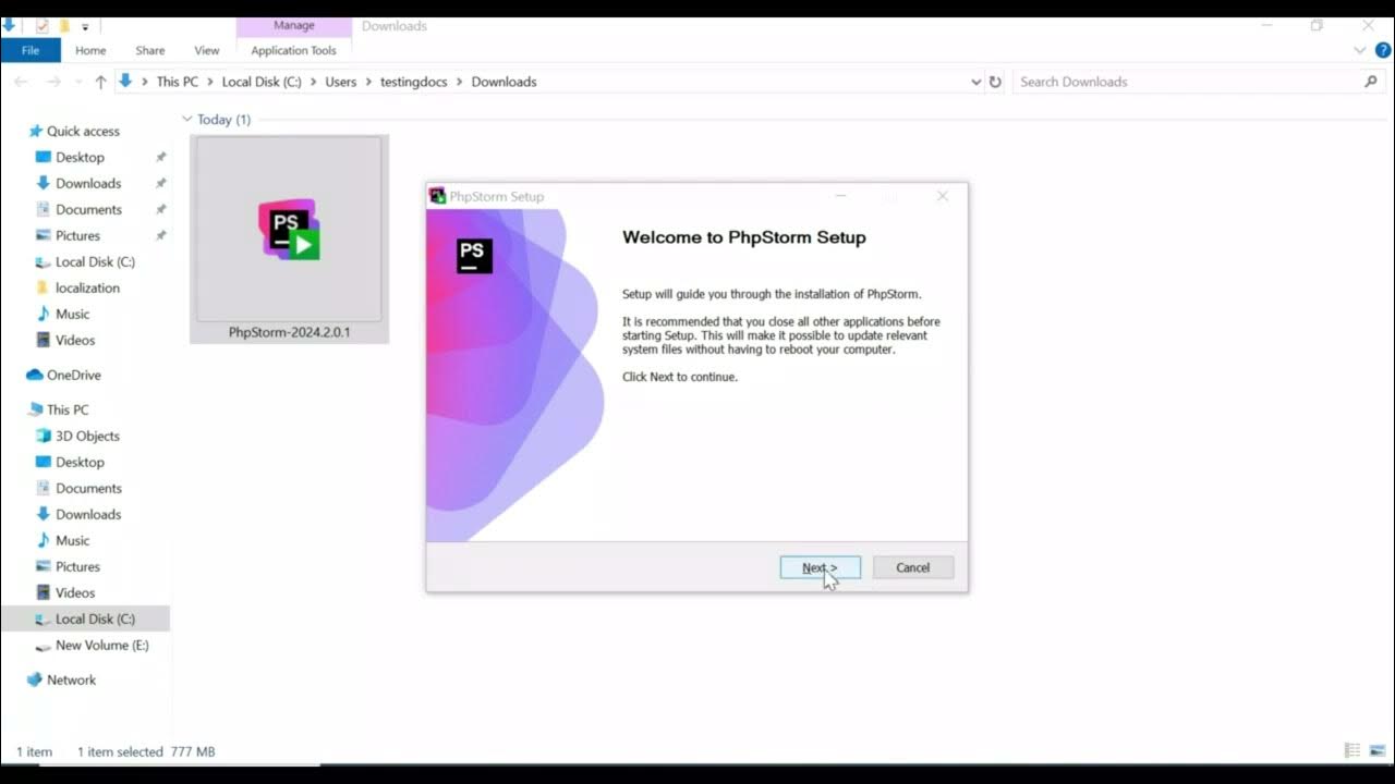Install Jetbrains PhpStorm on Windows - YouTube