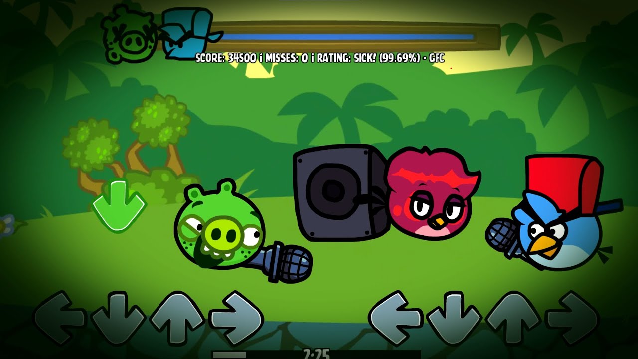 FNF | Ross V2 | "Bad Piggies" Gameplay [FC] - YouTube