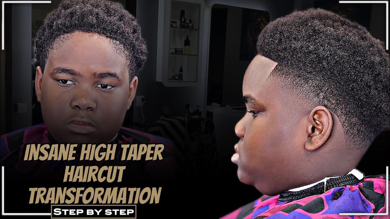INSANE HAIRCUT TRANSFORMATION STEP BY STEP (HIGH TAPER) ***MUST SEE ...