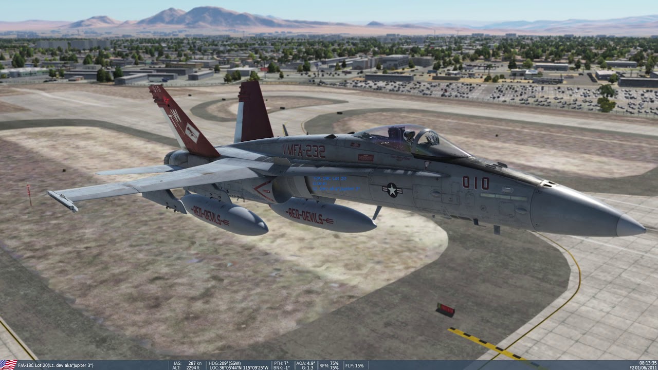 DCS Virtual VMFA 232 F/A-18C Display Team - YouTube