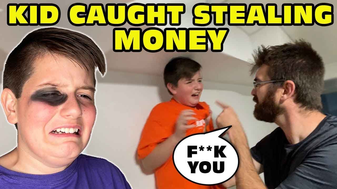 Kid Temper Tantrum Gets His Butt Kicked After Stealing Money. - YouTube
