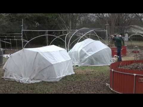 Retractable Raised-Bed Garden Cover - YouTube