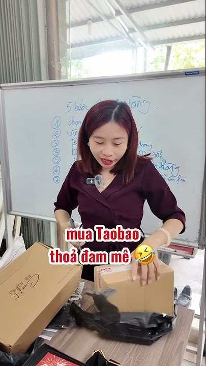 Unbox quần áo Taobao cùng cô giáo nhaaa - YouTube
