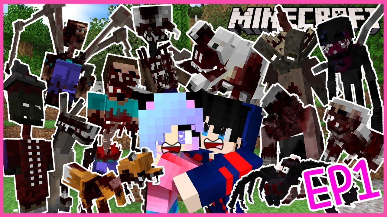 Minecraft EP.1 มายคราฟเอาชีวิตรอดในโลกที่มีปรสิตกลายพันธุ์สุดโหด - YouTube