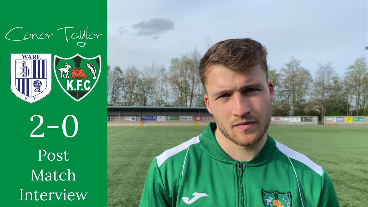 Interview: Initial thoughts from fullback Conor Taylor | Ware FC 2-0 ...