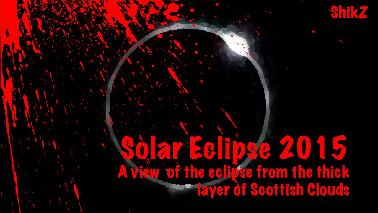 Solar Eclipse 20th March 2015 - View from EDINBURGH, SCOTLAND - YouTube