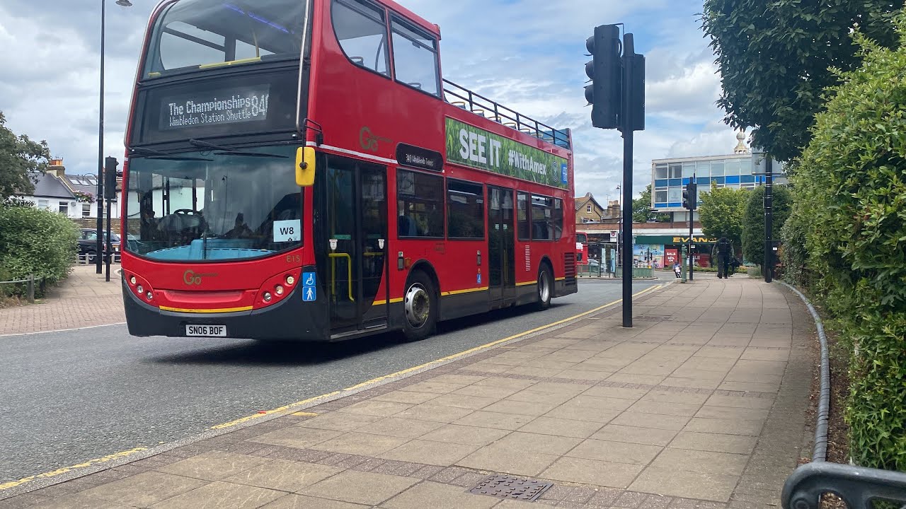 ADL Enviro400 Trident GAL Commercial (SW) E15 - SN06 BOF Wimbledon ...