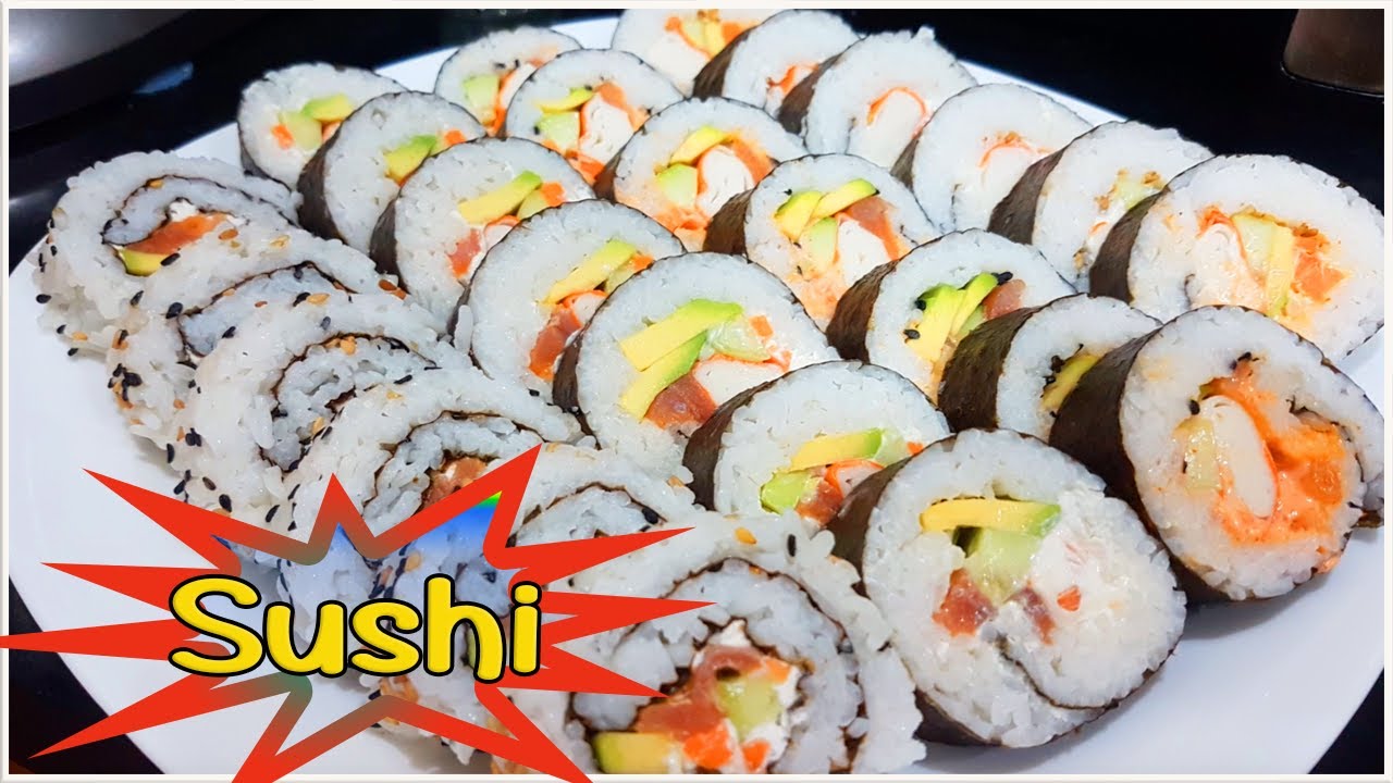 The Best Way To Make Sushi At Home | step-by-step SUSHI recipe - YouTube