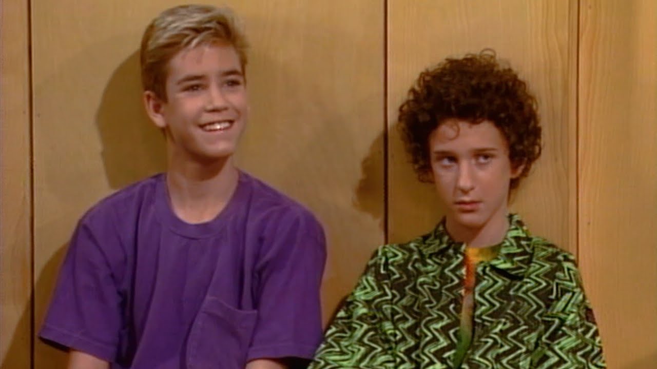 Zack Morris and Screech Powers scenes from Good Morning, Miss Bliss and ...