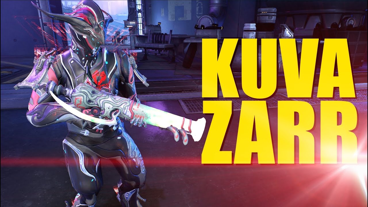 【Warframe】KUVA ZARRのビルドを紹介!!(5フォーマ) - YouTube