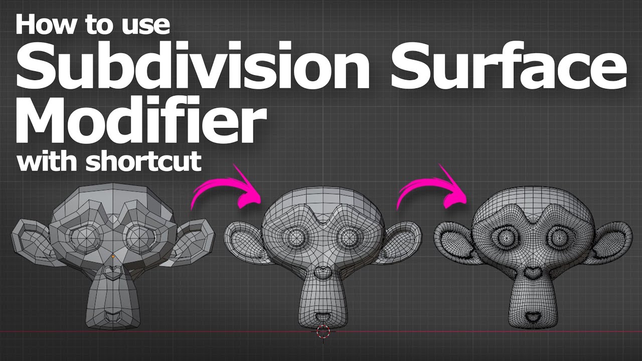 How to use Subdivision Surface Modifier in Blender - YouTube