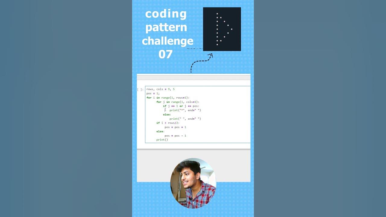 Coding Pattern Challenge 07 Pythonprogramming Coding Codingchallenge