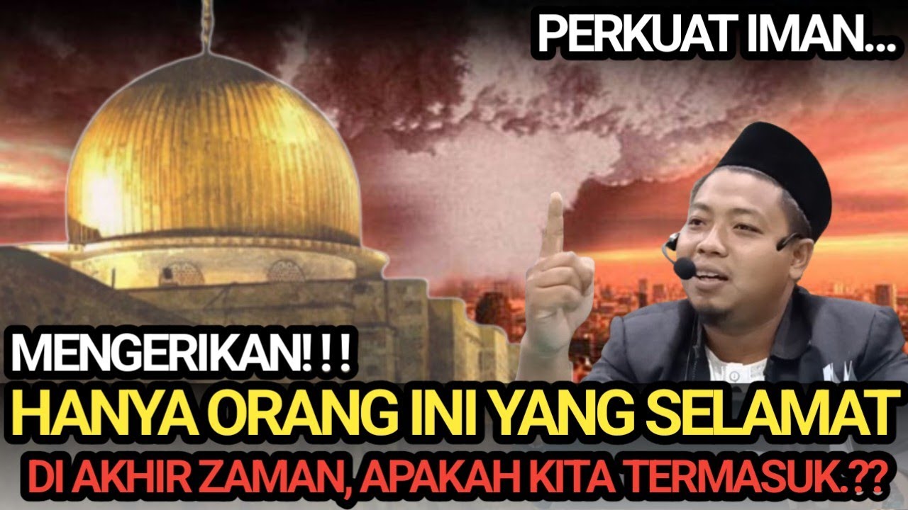 mengerikan, hanya orang aneh yang selamat di akhir zaman 'Ustadz Muhammad Ridwan " - YouTube