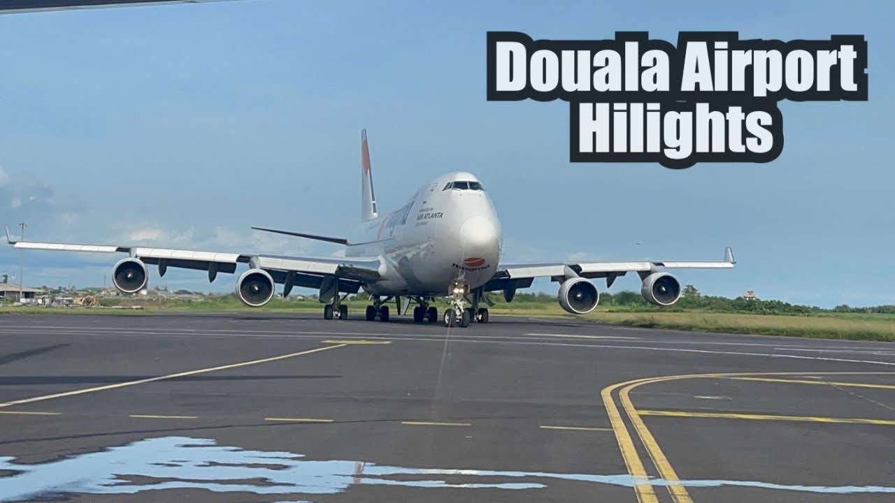 Epic Landings and Take Offs at Douala International Airport - YouTube