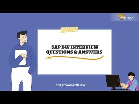 SAP BW Interview Questions & Answers (2023) - YouTube