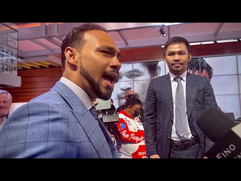 THURMAN asks PACQUIAO if he really named his dog Thurman? 🐶