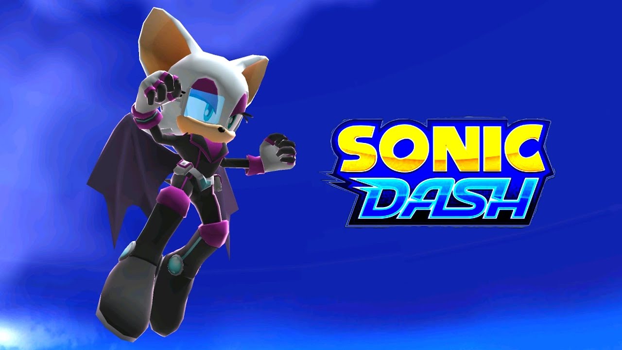 Sonic Dash - NEW CHARACTER - ELITE AGENT ROUGE (HD, Widescreen) - YouTube