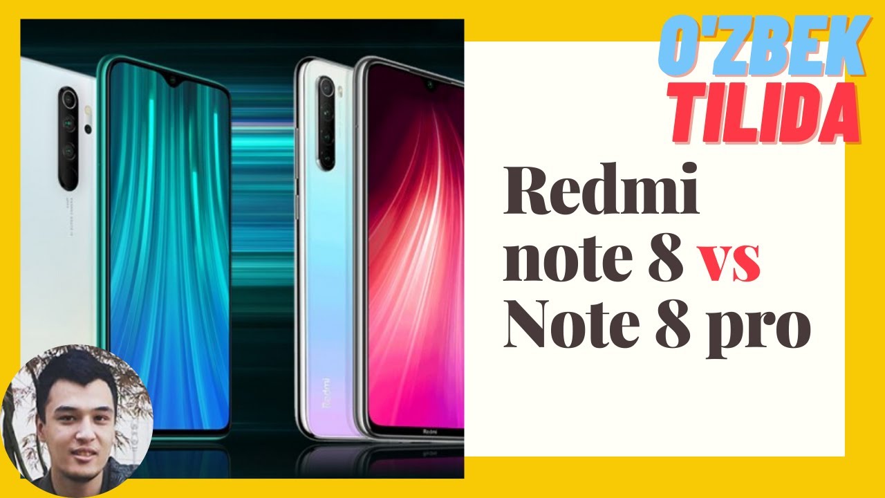 Redmi Note 8 vs Note 8 pro. Birgalikda ochamiz ! - YouTube