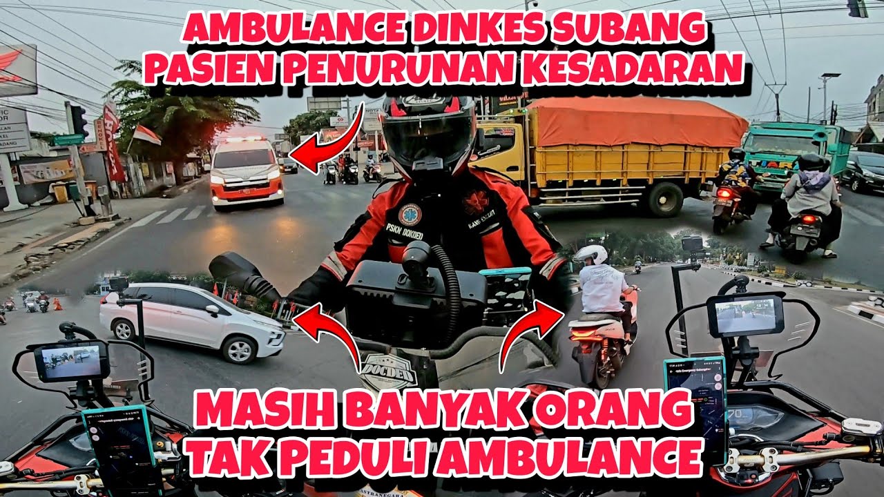 PASIEN TAK SADARKAN DIRI‼️ MASIH BANYAK YANG TAK PEDULI AMBULANCE - YouTube