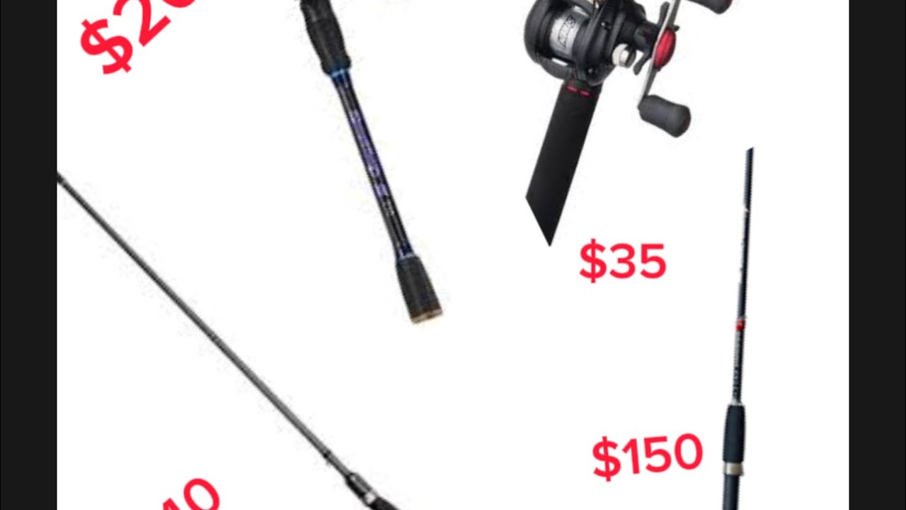 Can we guess the prices of these rods and reels/W big bass fishing ...