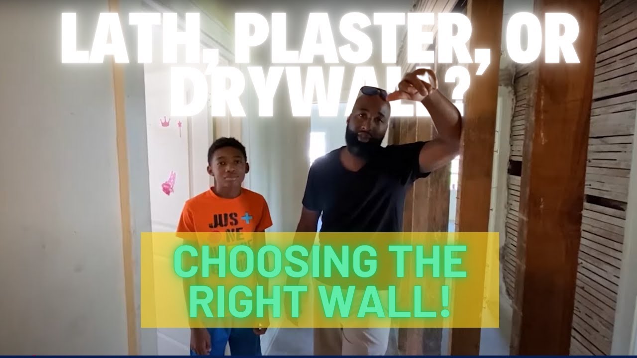 🛠️ Lath & Plaster vs. Drywall: What You NEED to Know! | Home Renovation Tips with Son 👷‍♂️ - YouTube