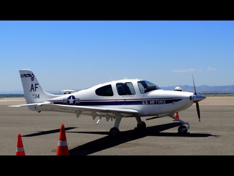 U S Air Force T53A - Pre-Flight and Taxi - YouTube