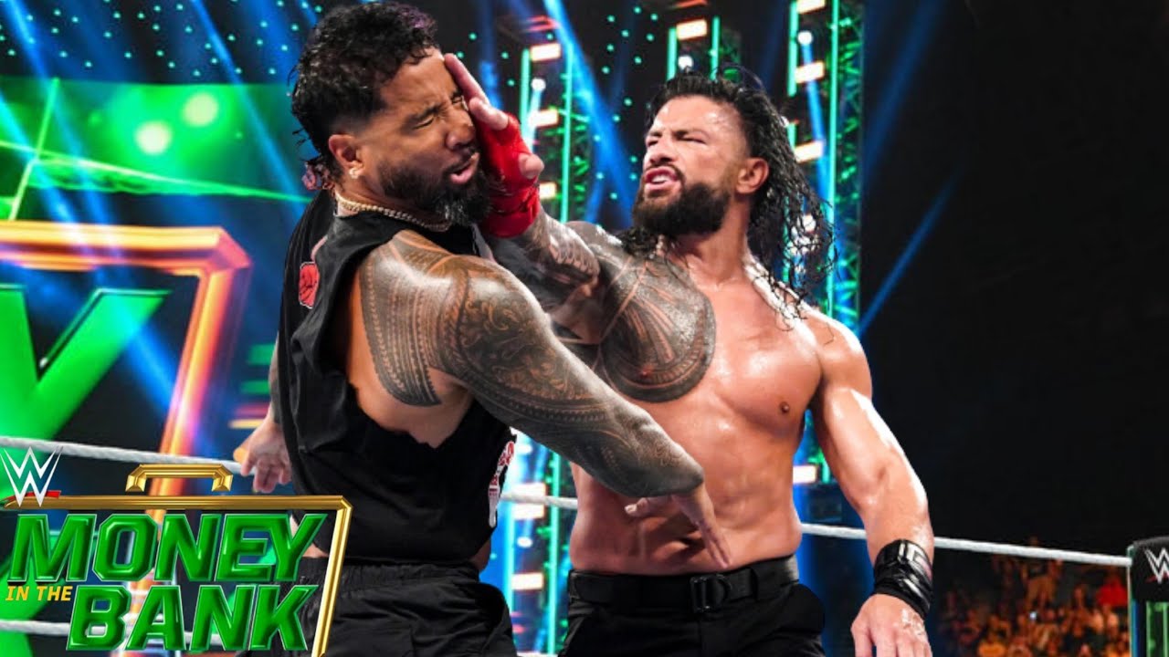Roman Reigns & Solo Sikoa Distroy The Usos In Money In The Bank ...