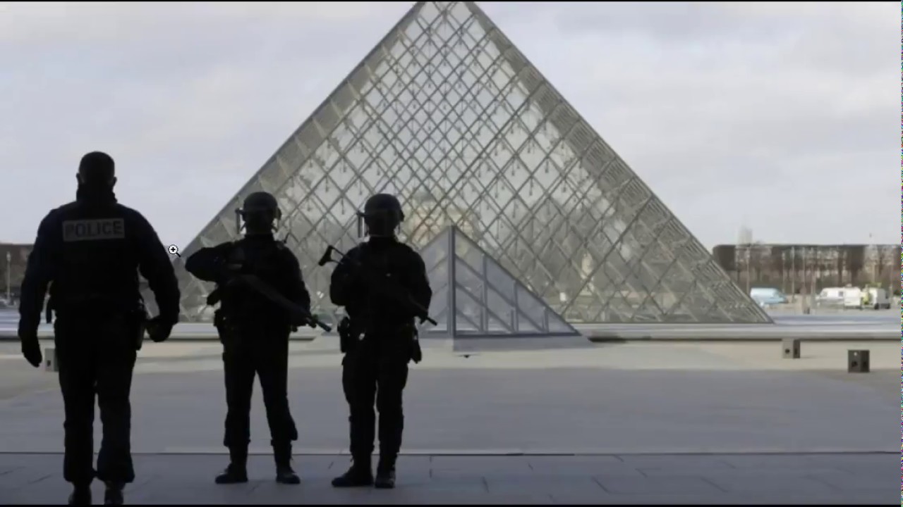 "Terrorist Attack" at a Pyramid Museum in PARIS France, Yea FREAKin ...
