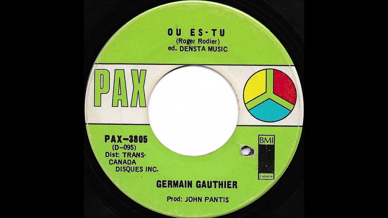 Germain Gauthier - Ou es tu - YouTube
