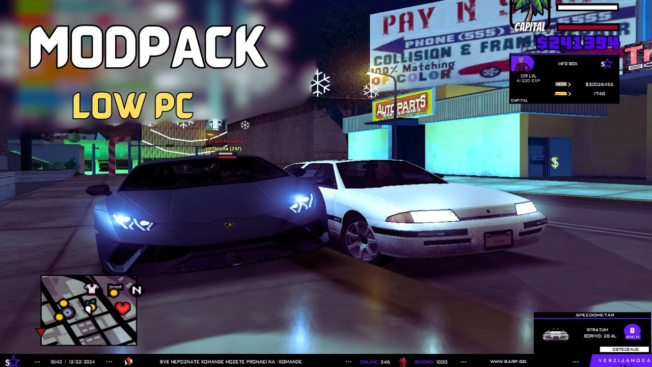 GTA SAMP MODPACK FOR LOW END PC [GTA IN DESC] - Kako skinuti GTA San ...