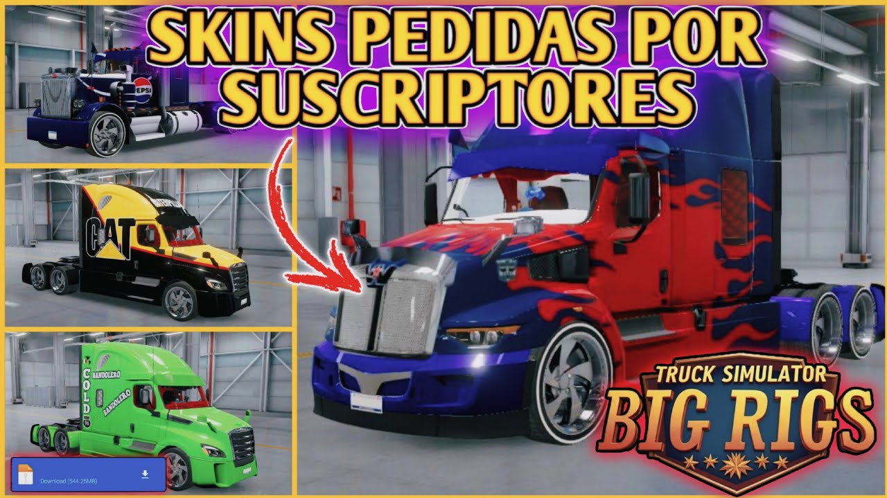 SKINS GRATUITAS PEDIDAS POR SUSCRIPTORES!!😎 | Truck Simulator Big Rigs ...