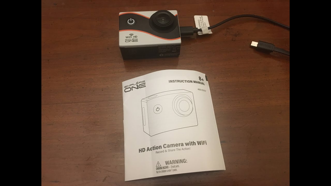 Let's read the manual Costco Explore One HD Action Camera with WIFI ...