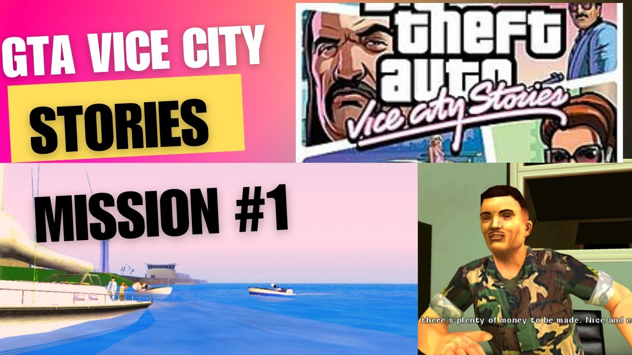 GTA Vice City Stories Intro & Mission #1 - Soldier | mission # 1 | 60 ...
