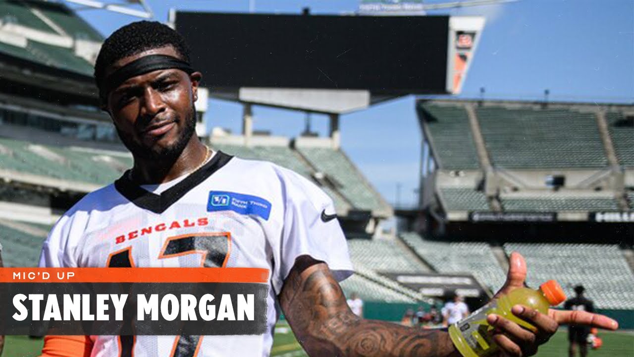 Stanley Morgan Mic'd Up During OTA's | Cincinnati Bengals - YouTube